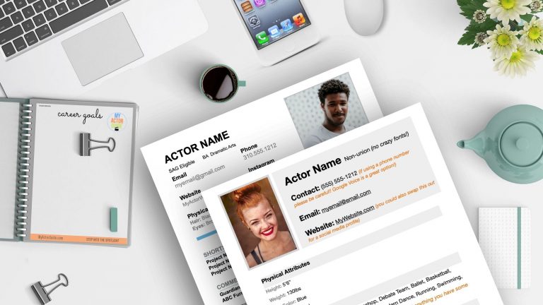 Actor’s Basic Resume: What To Include, What To Avoid (plus a FREE ...