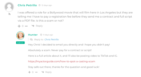 Actor Q&A: Get Your Acting and Career Questions Answered | My Actor Guide